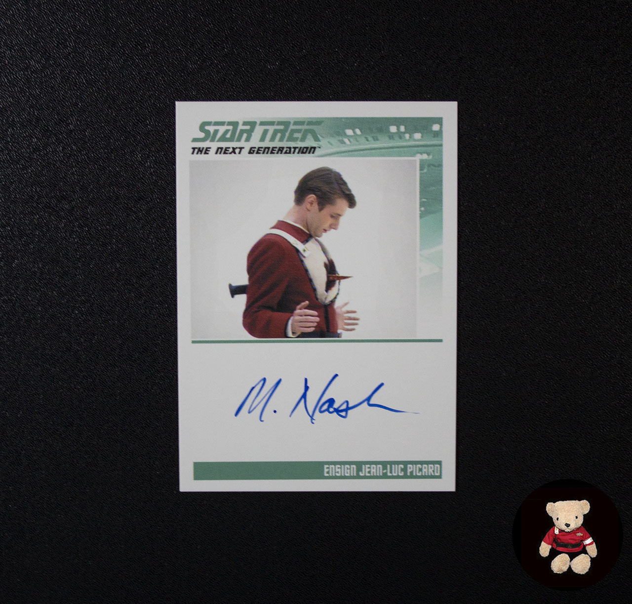 Marcus Nash Autograph as Ensign Jean-Luc Picard | The Captains Chair