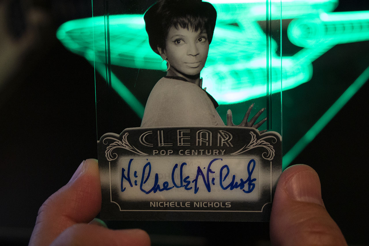 Nichelle Nichols – Clear Pop Century Autograph | The Captains Chair